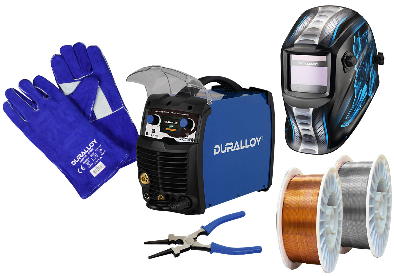 181 Multi Process Double Pulse MIG Package 240v 15A | Duralloy